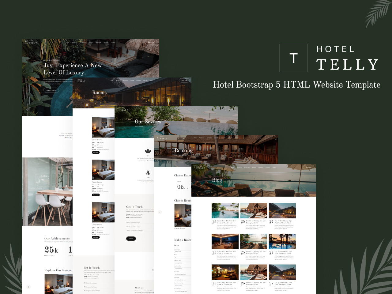 Telly - Hotel And Resort Template, a HTML Template by TemplatesJungle