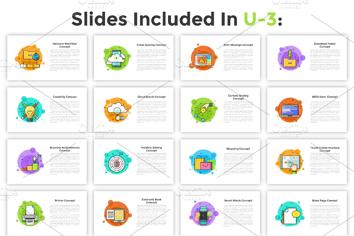 WOW Slides. U-4 (178 New Slides), a Presentation Template by Andrew ...