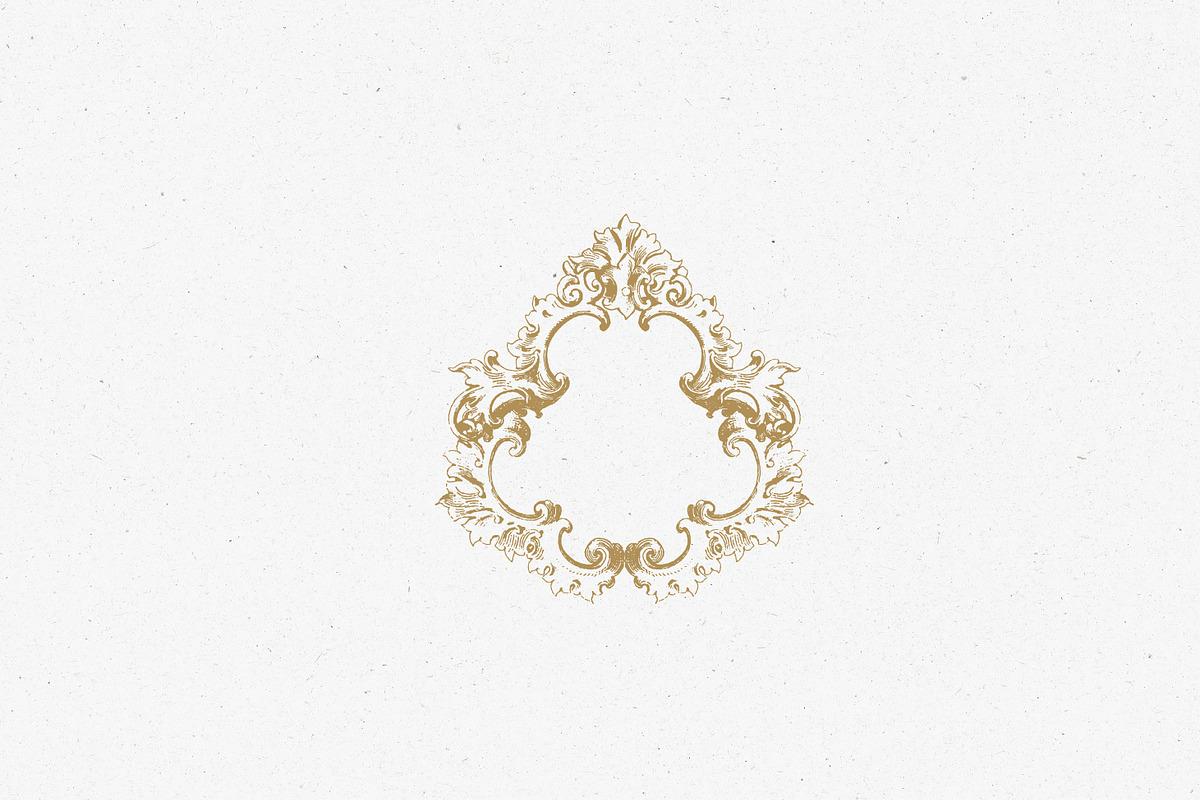 Vintage Wedding Monogram SVG | Creative Market