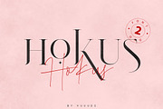 Hokus Font, a Script Font by vuuuds
