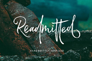 Readmitted Font Duo, a Script Font by Dhan Studio | Creative Market