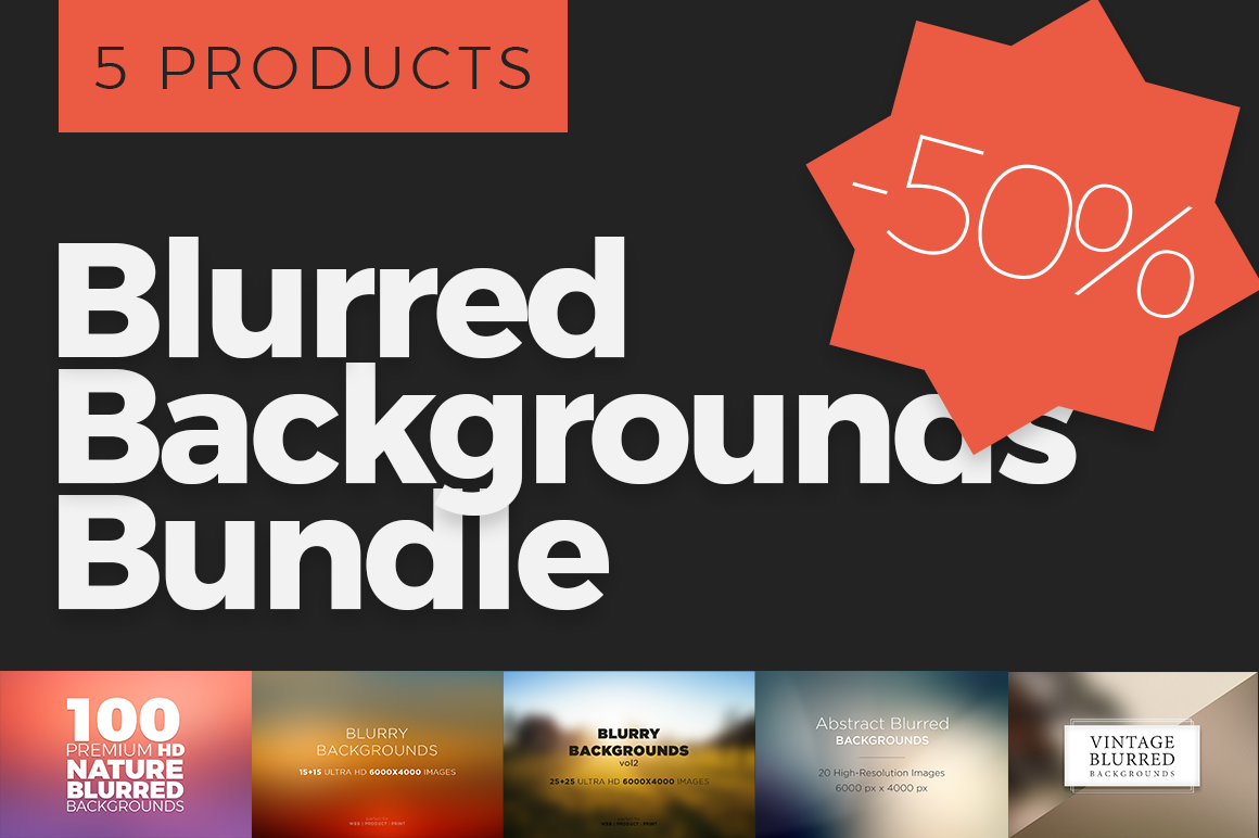 Blurred Backgrounds Bundle, a Texture Graphic by Michal Chovanec