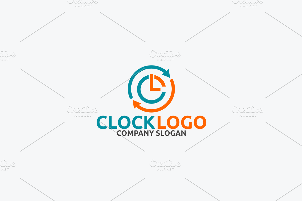 Clock Logo, a Branding & Logo Template by Brandlogo