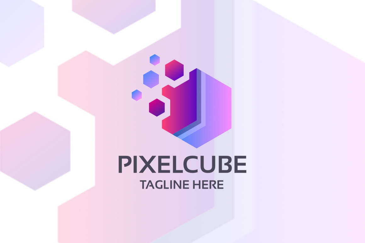 Pixel Cube Logo, a Branding & Logo Template by Design_Planet