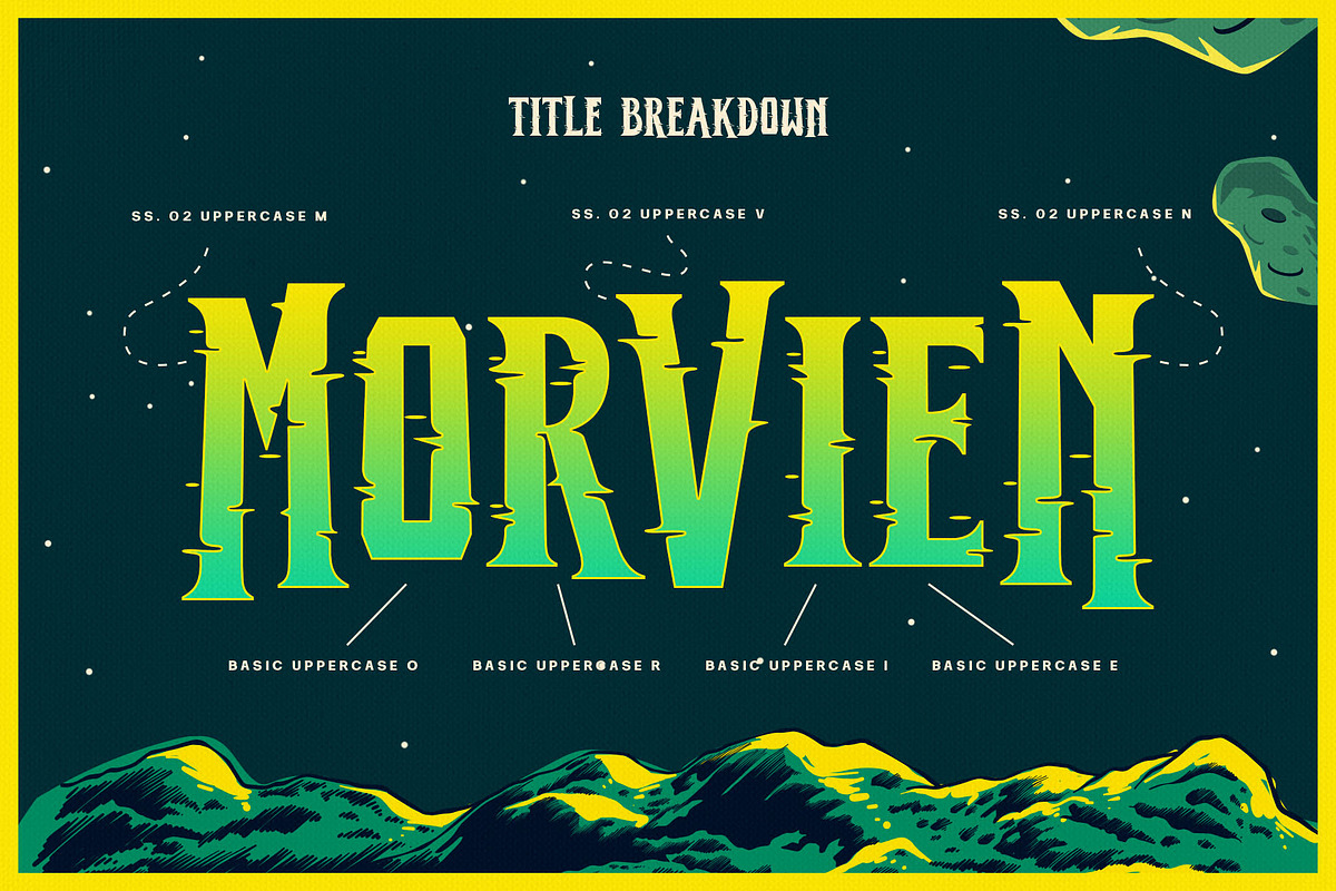 Morvien Typeface, a Serif Font by alit design