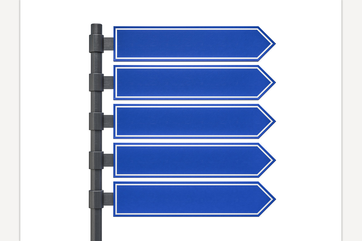 Blank signs pointing. 3D rendering, a Background Graphic by 3D Graphics ...