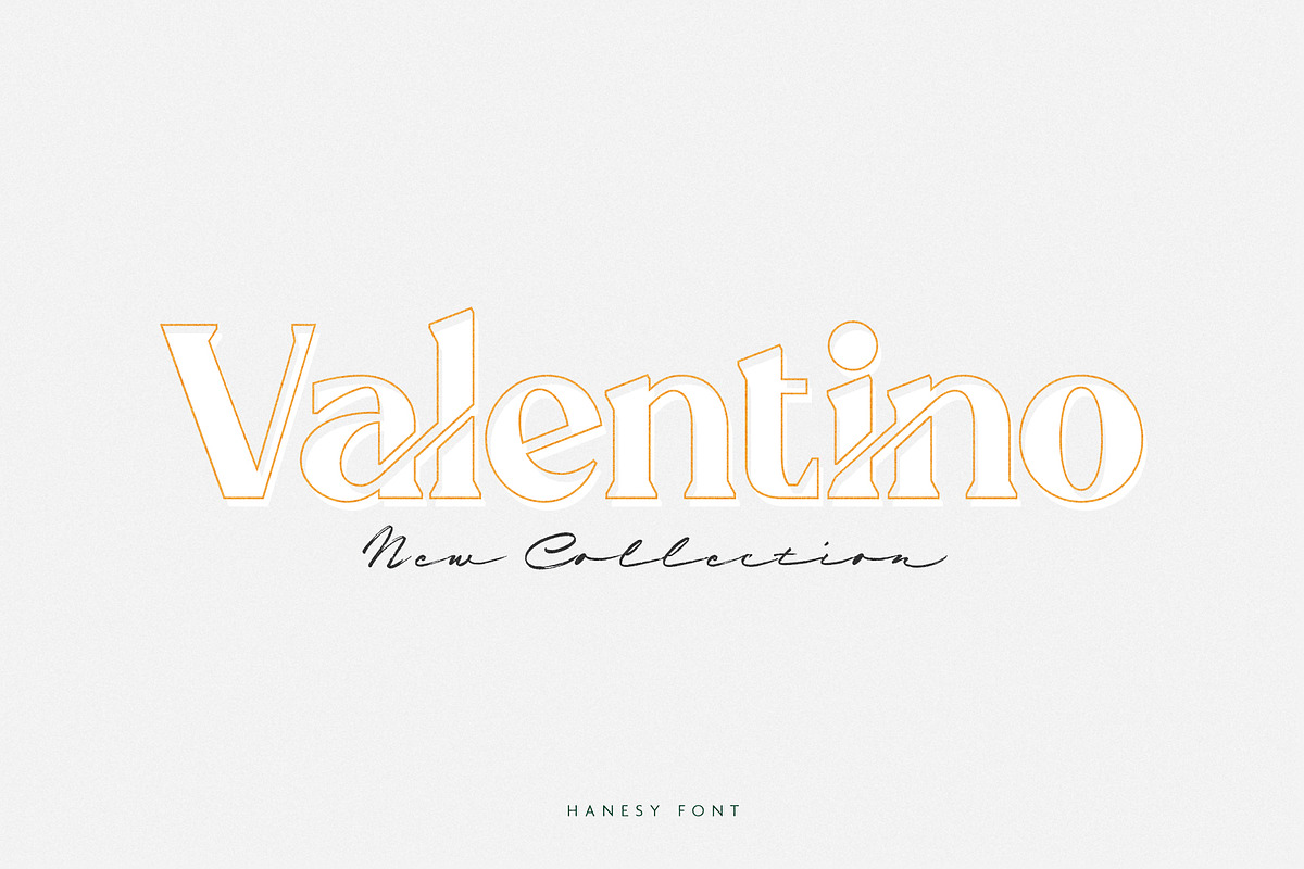 Hanesy - Modern Serif Font, a Serif Font by Ivan Rosenberg