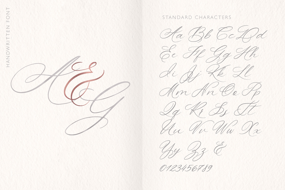 Allure & Grace. Calligraphy, a Script Font by AnMark