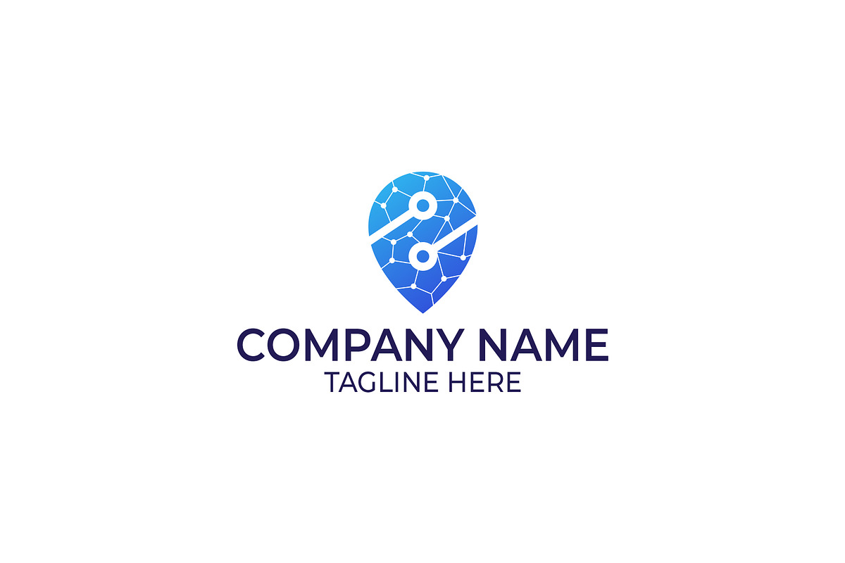 Pin Map Logo Design, a Branding & Logo Template by GranzCreative