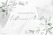 Aileen Miln Calligraphy typeface, a Script Font by Alice_Evans