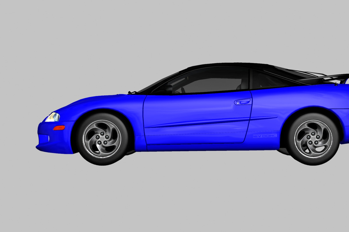 1998 Eagle Talon TSi, a Cars & Vehicle 3D Model by valtriiu | Creative ...