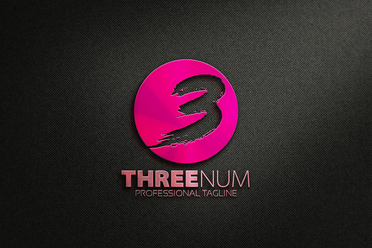 Three Number Logo, a Branding & Logo Template by essegraphic