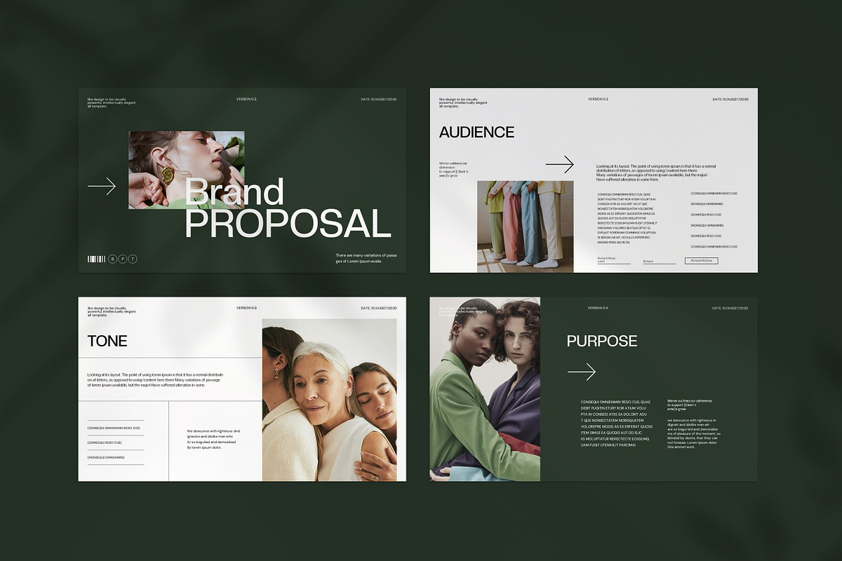 Brand Proposal Presentation Template, a Presentation Template by ...