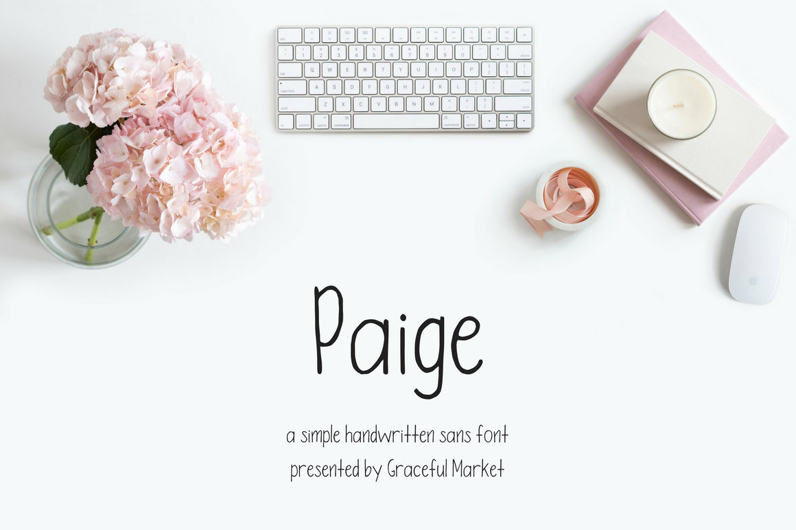 Paige | HANDWRITTEN FONT | Sans Serif Fonts ~ Creative Market