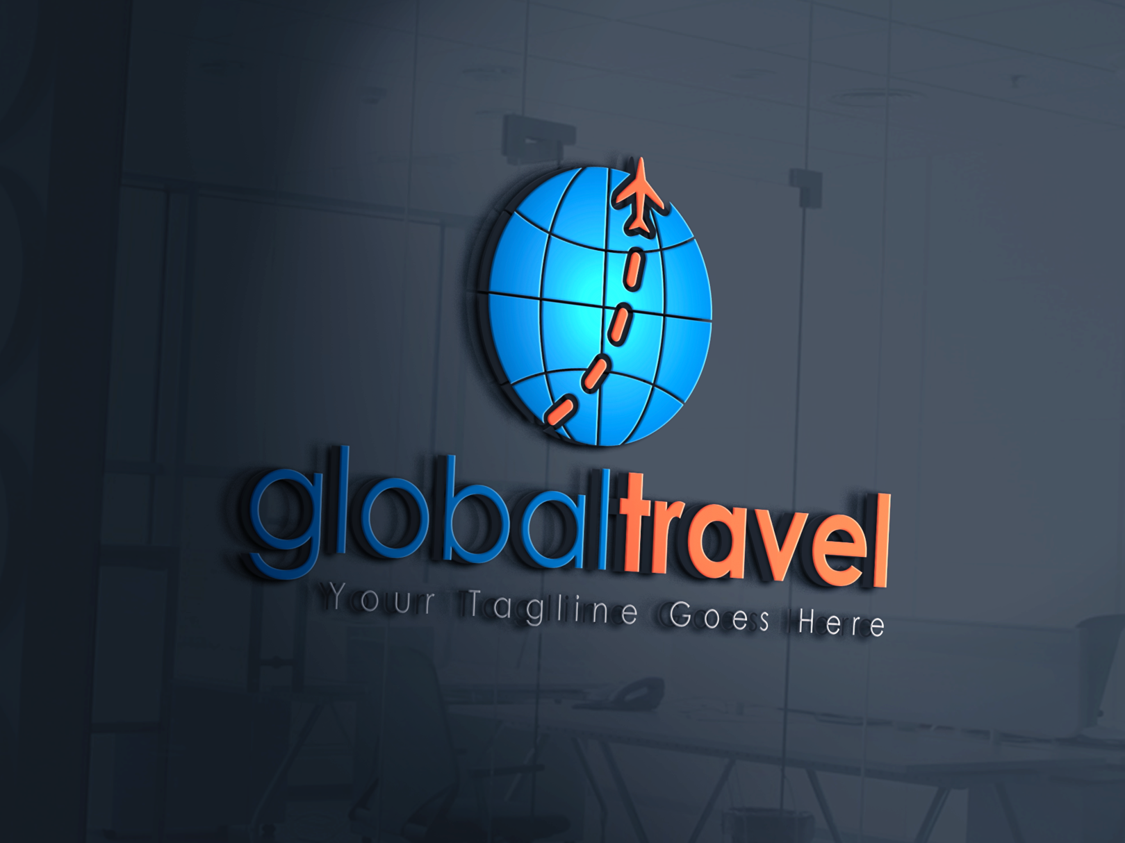 Global travel Logo Template | Branding & Logo Templates ~ Creative Market