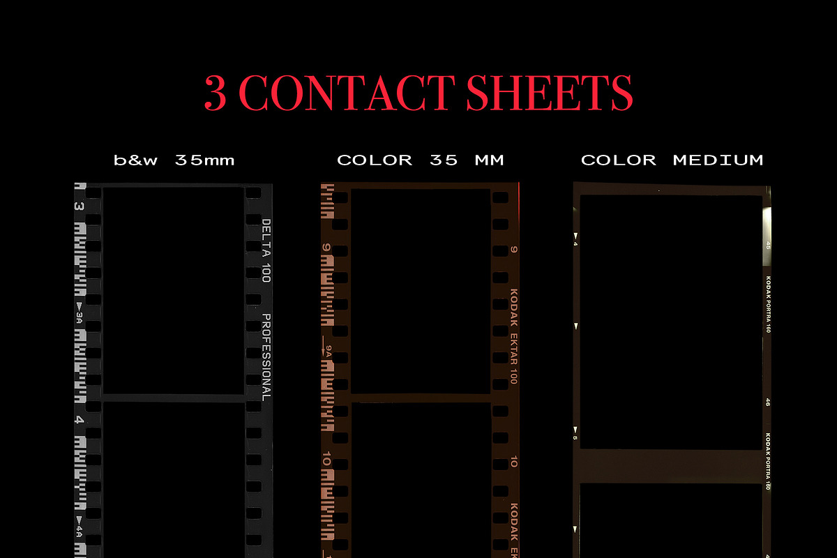 Contact Sheet Film Roll Mockup, a Product Mockup by Bolderaja1 Studio