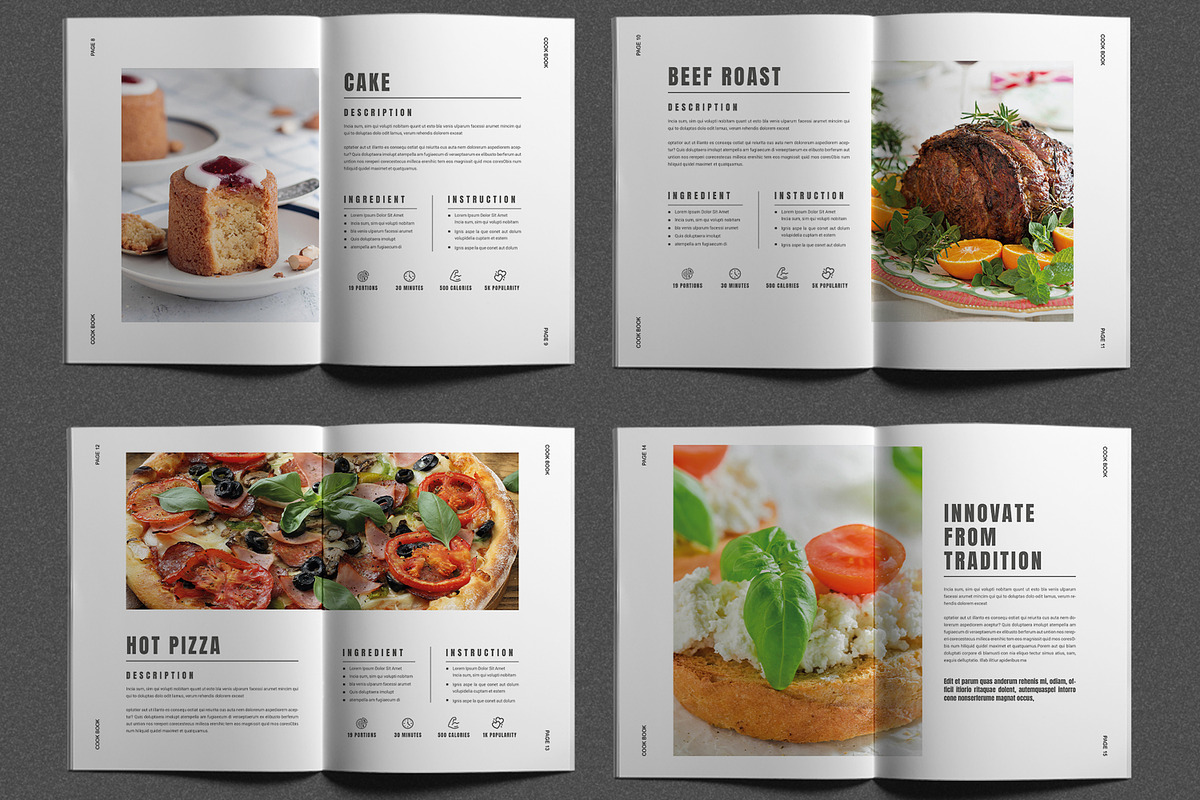 Cook Book Design Template