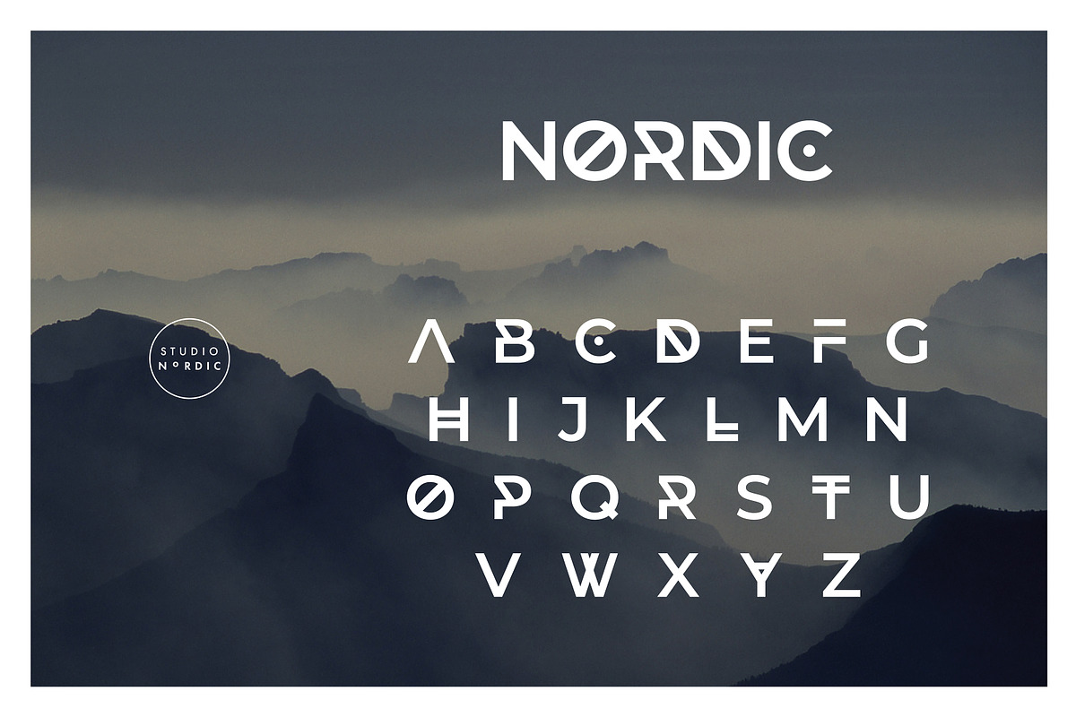 Nordic | Scandinavian Alphabet, a Graphic by Studio Nordic | Creative ...