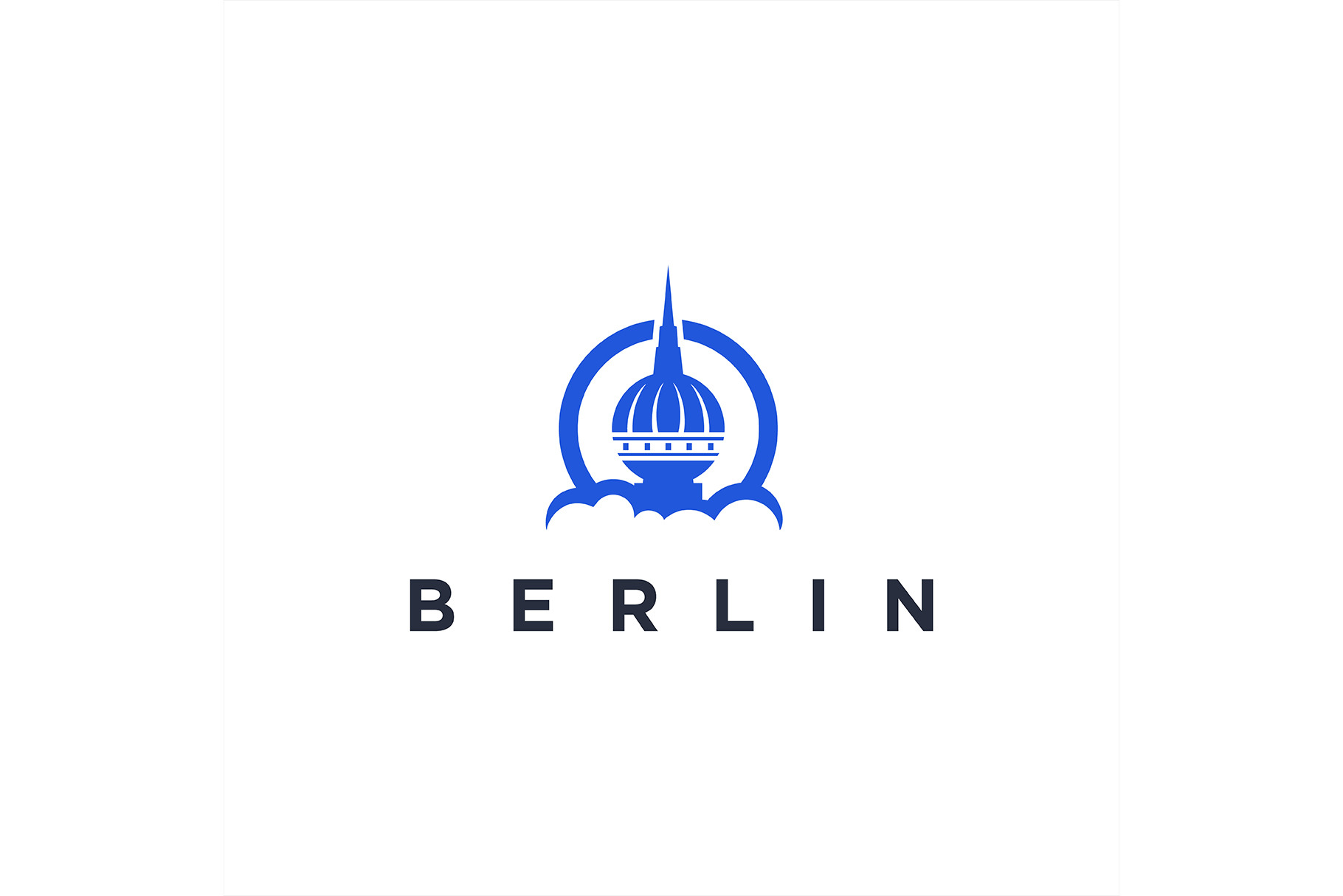 berlin tower logo design, a Templates & Theme by boriman05
