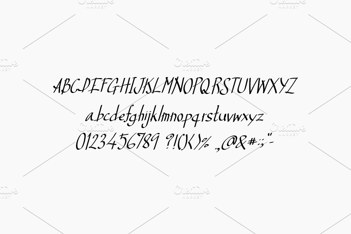 Normal B, a Script Font by TKDoodle