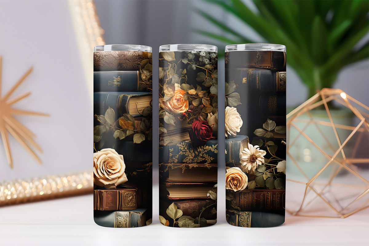 Vintage Floral Library | Creative Market