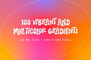 100 Vibrant Multi-Color Gradients