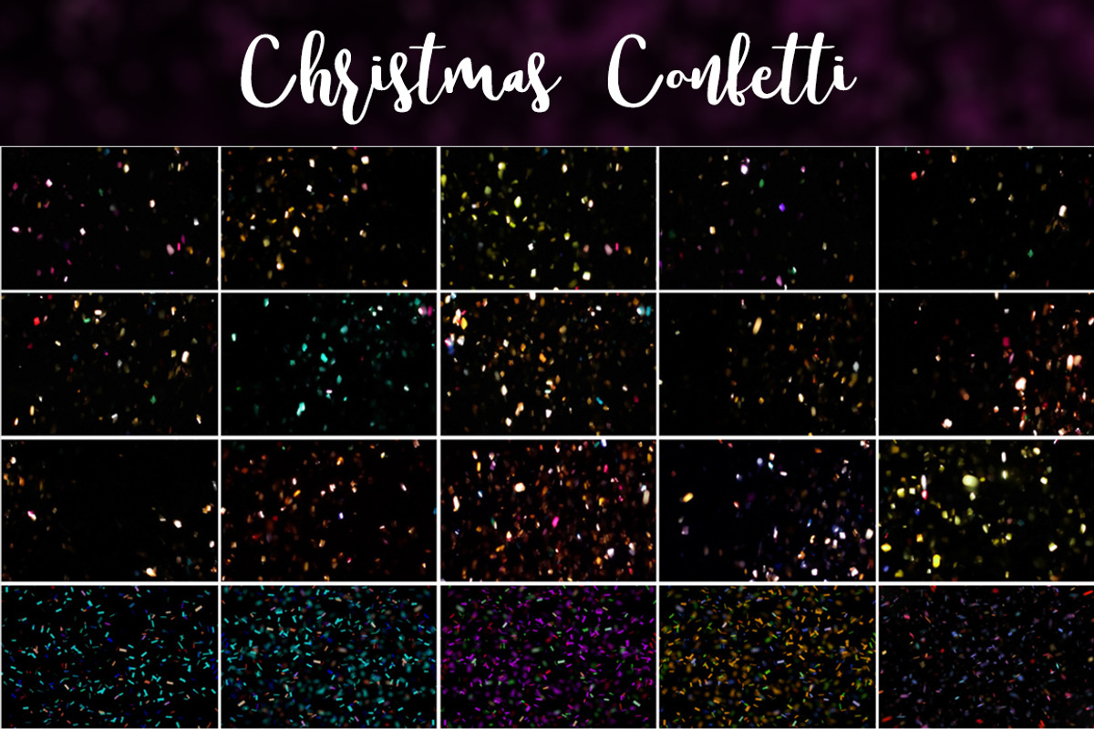 Confetti Overlay Effect In Photoshop, an Action Add-On by PhotoSpirit