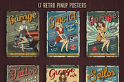 Pinup Retro Posters, a Person Illustration by DGIM studio