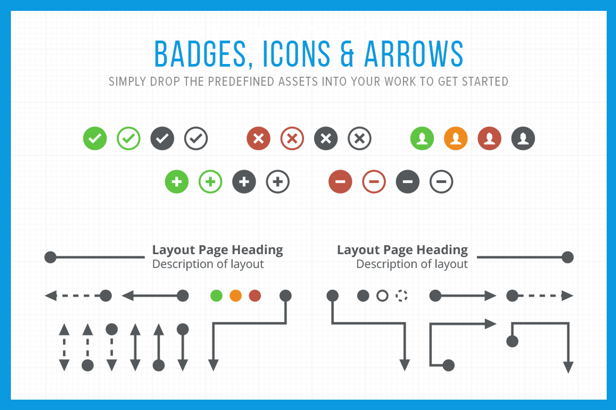 Lil Pages - 50 UI layouts - OG, a Product Mockup by Lil Squid