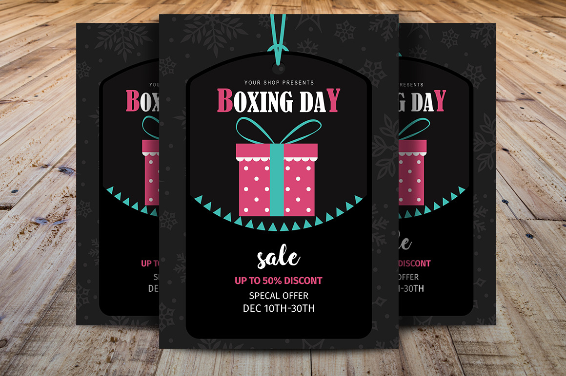 Boxing Day Flyer Template, a Flyer Template by Madhabi Studio ...