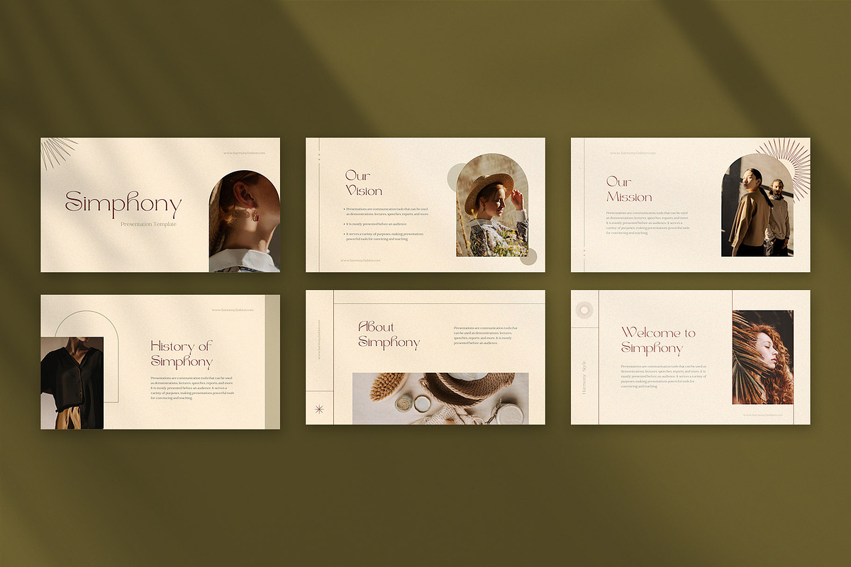 Symphony - Modern Canva Presentation, a Presentation Template by Musara ...