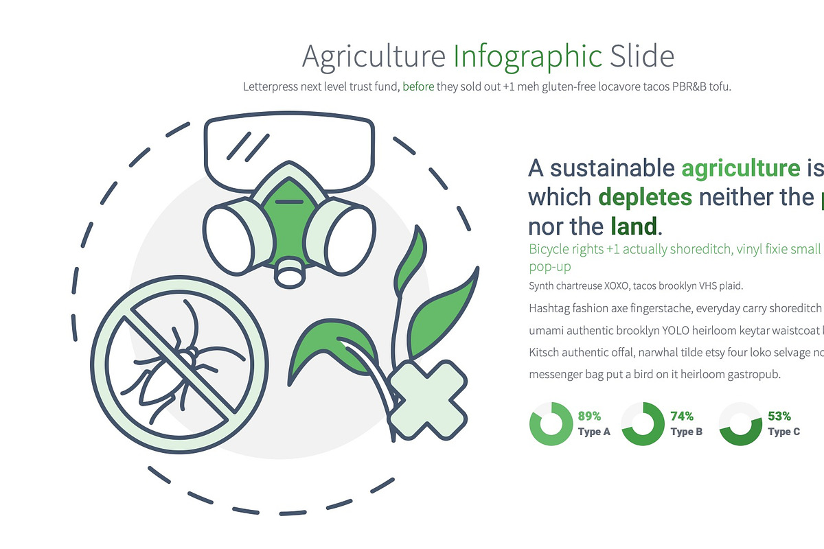 Agriculture PowerPoint Infographic, a Presentation Template by Pulsecolor