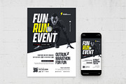 Running Events Flyer Template, a Flyer Template by BrandPacks