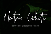Hatmi White -Beautiful Calligraphy, a Script Font by BearyType Studio ...