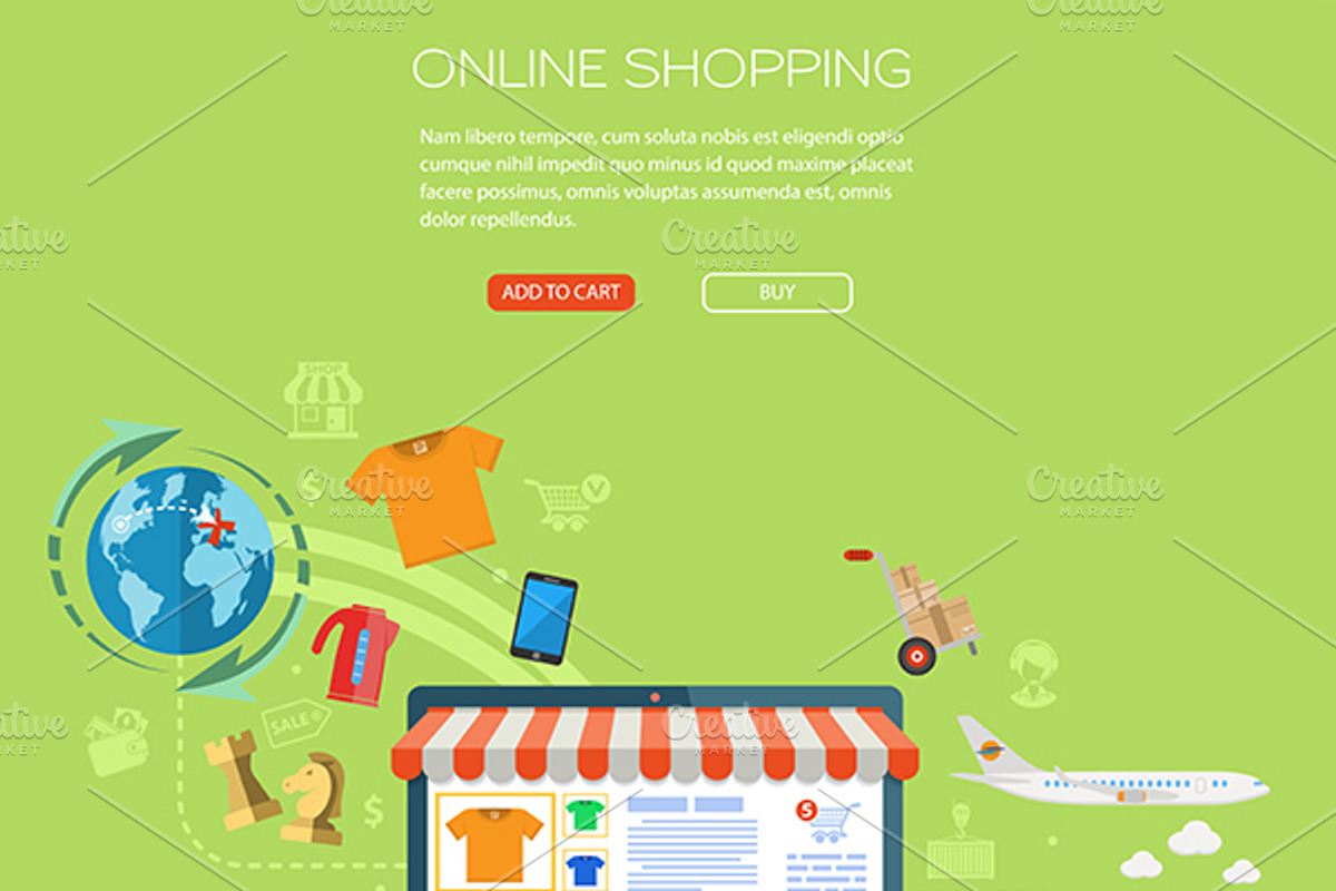 Shopping Infographics, a Finance Illustration by TAlex