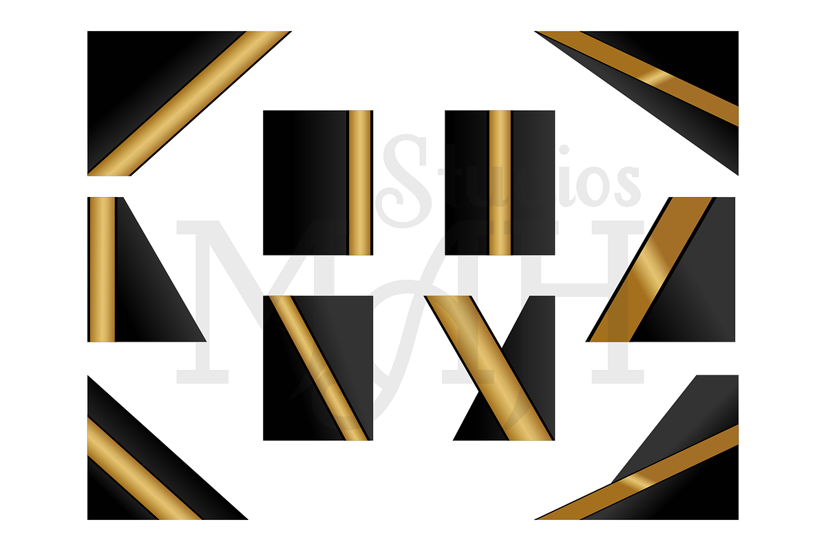 360+ Corner and Border Vector Shape, an Object Graphic by mahstudios ...