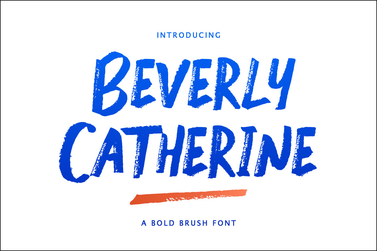 Beverly Catherine, a Handwritten Font by Attract Studio