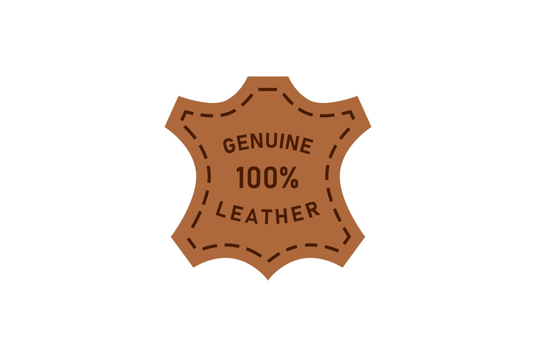 100 percent genuine leather logo, a Branding & Logo Template by VSTRD ...