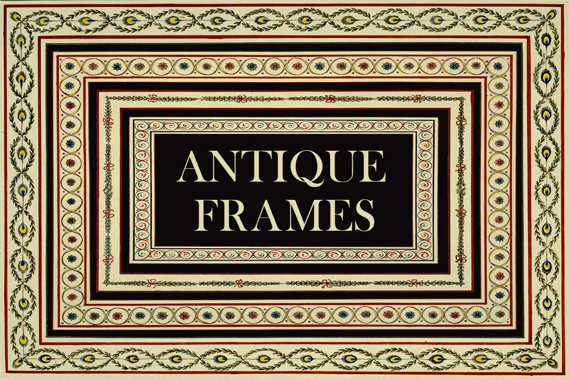 Antique Frames, a Texture Graphic by Blue Line Design