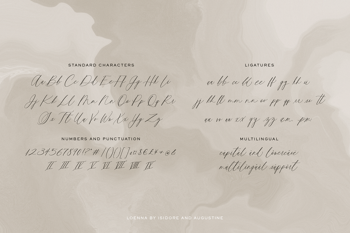 Loenna - Modern Romantic Calligraphy