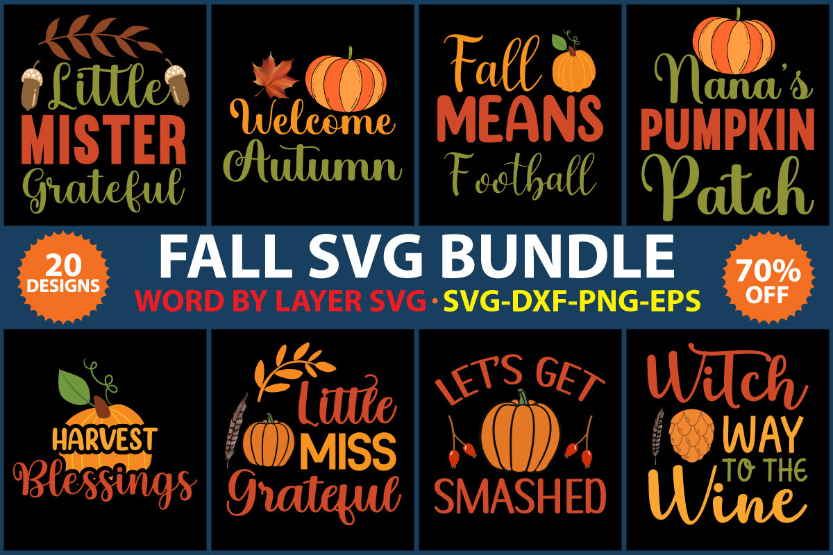 Fall SVG Bundle, Fall cut file, an Object Graphic by Dream-Line