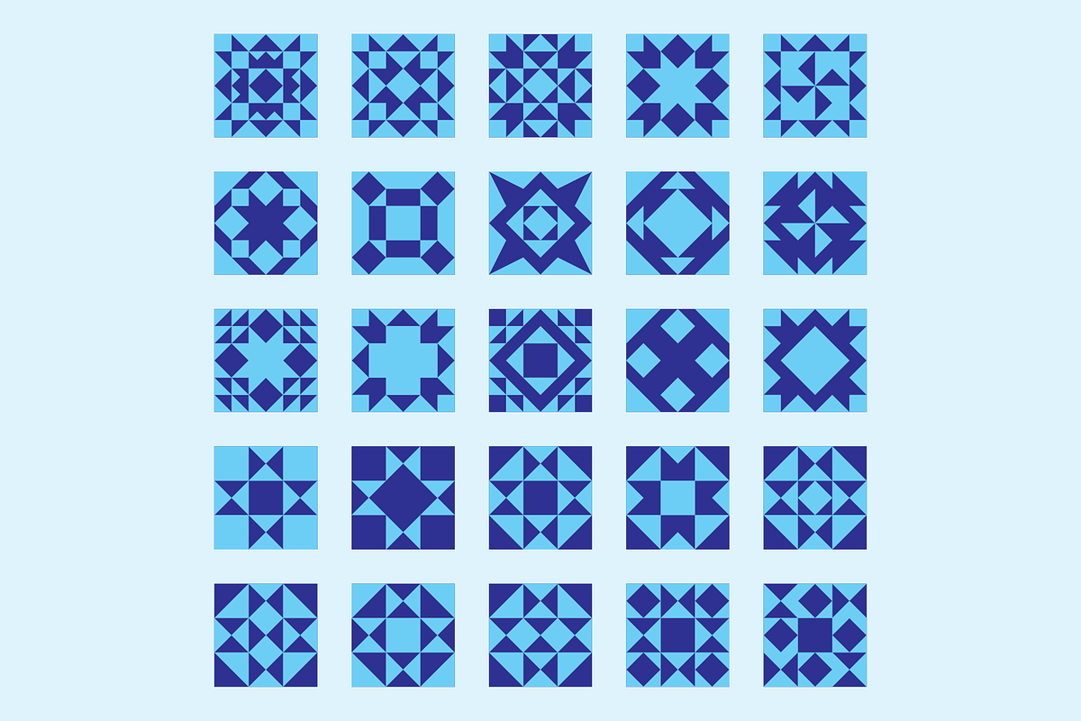 Quilt Patterns Icons, an Icon by GG Design