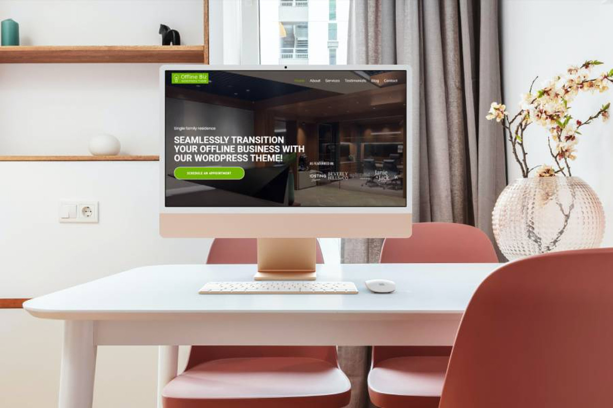 lead generation WordPress Theme - OfflineBiz