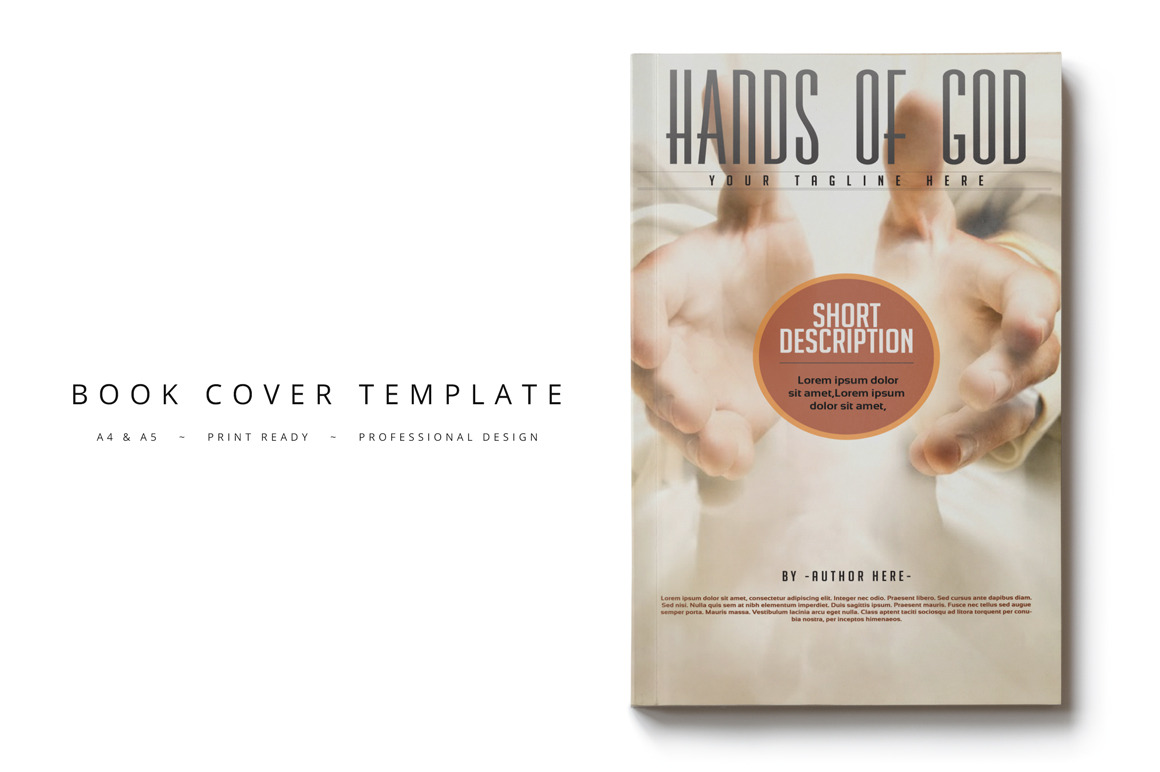 Christian Book Cover 01, a Templates & Theme by pmvch | Creative Market