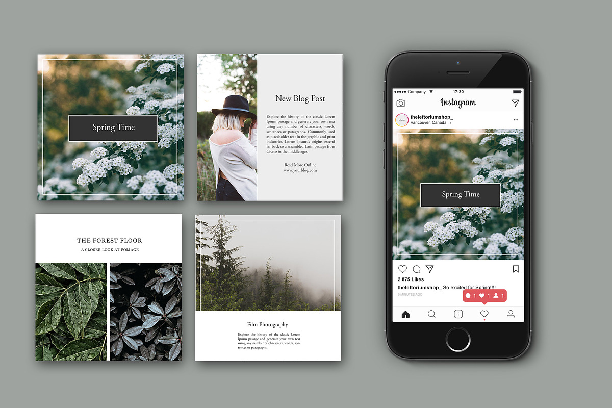 Social Media MEGA BUNDLE, a Social Media Template by Monograph&Co. Shop