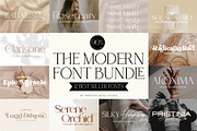 The Modern Font Bundle Vol 1
