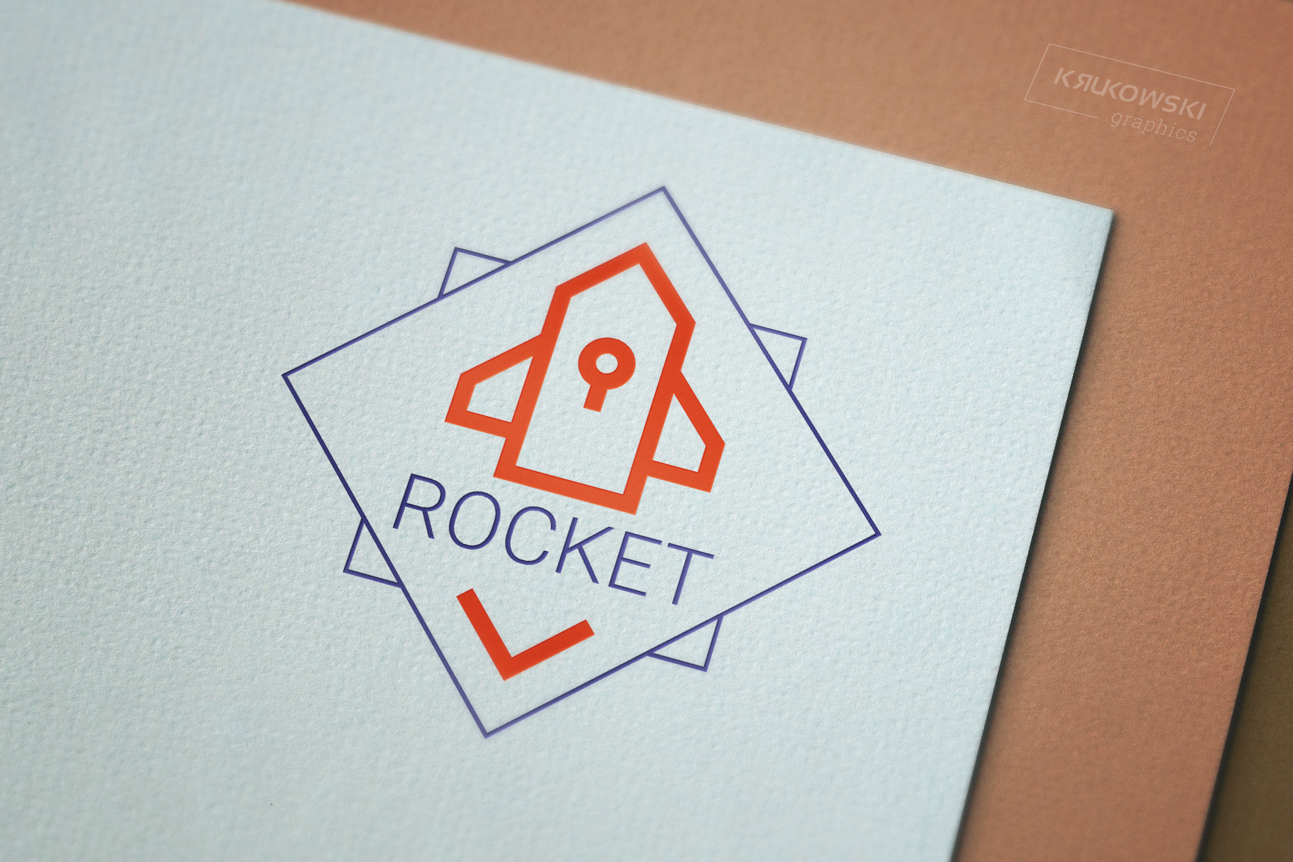 Rocket Startup Logo, a Branding & Logo Template by Krukowski Graphics