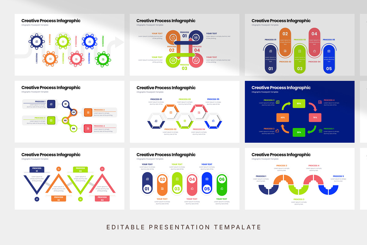 Creative Process - Infographic Presentation Template