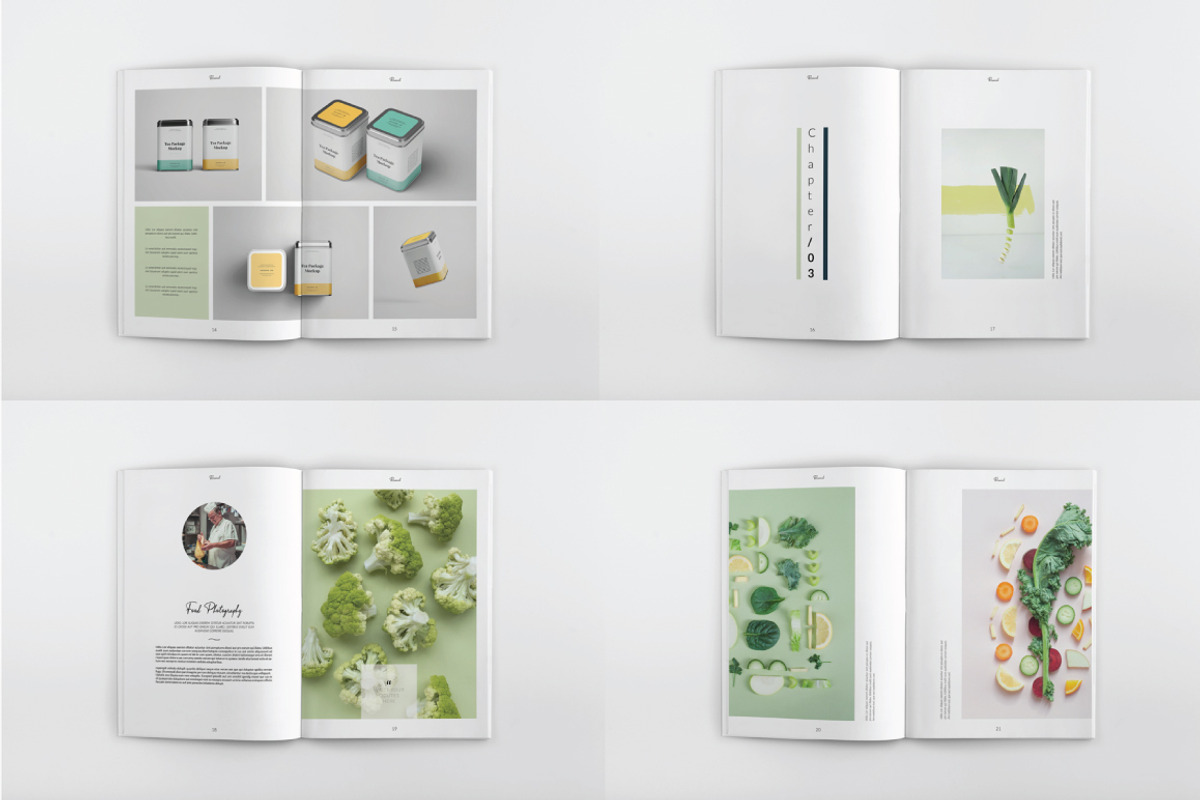 Research Portfolio Template Vol.5, a Brochure Template by Tiempo co
