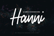 Hanni Script, a Script Font by friday supply